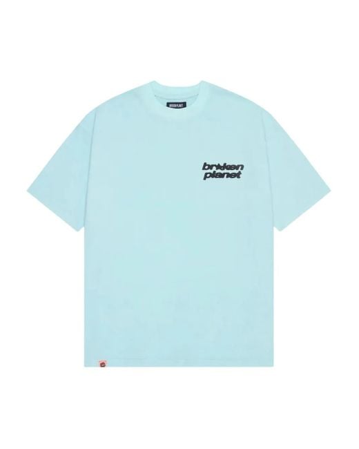 BROKEN PLANET Star Logo T-Shirt in Blue | Lyst UK