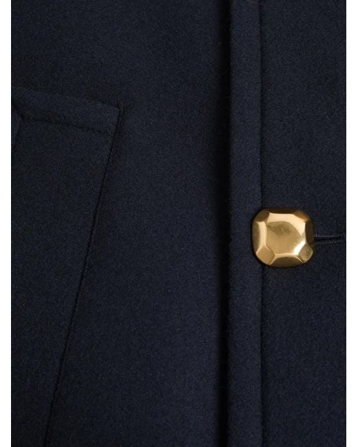 Valentino Garavani Double-Breasted Wool Felt Jacket in Black for Men ...