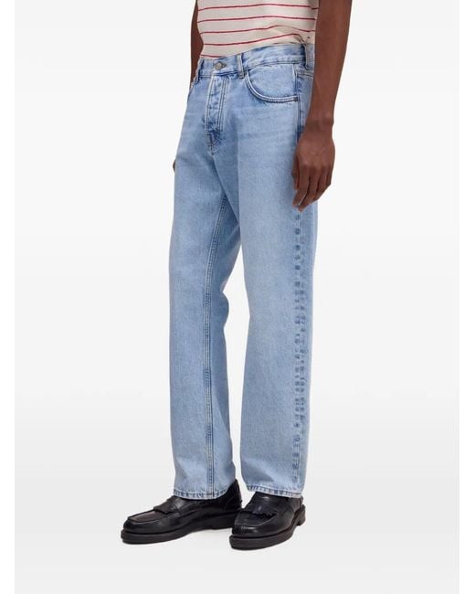 NN07 Sonny Straight-Leg Jeans in Blue for Men | Lyst