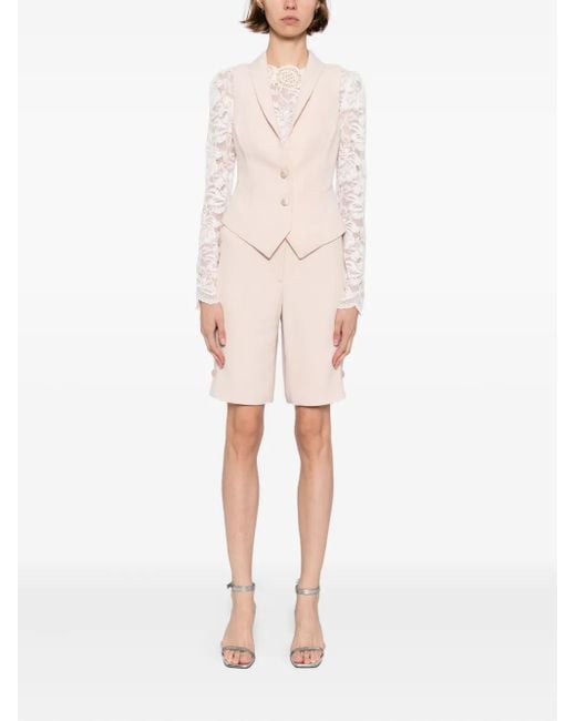 Xenia Magera Santa Barbara Vest in Pink | Lyst