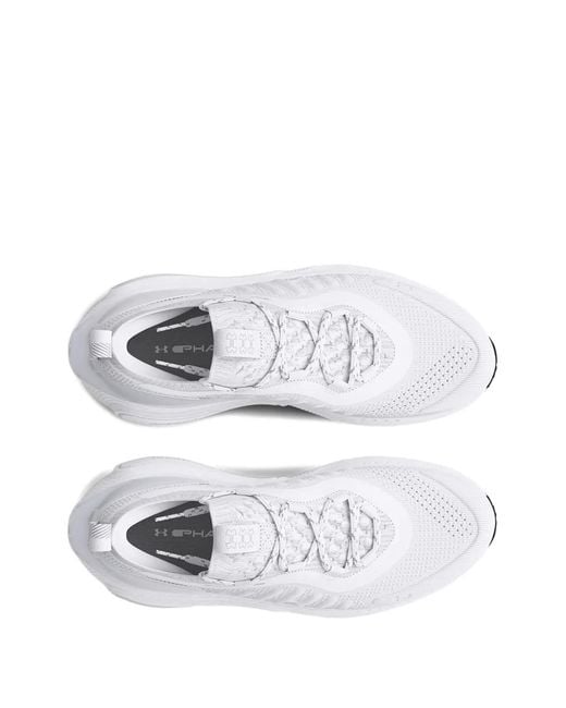 Under Armour Ua Phantom 4 Knit Sneakers in White | Lyst UK
