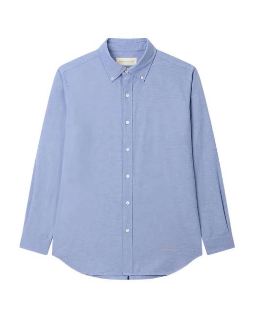 MAN ON THE BOON. Cotton Shirt in Blue for Men | Lyst UK