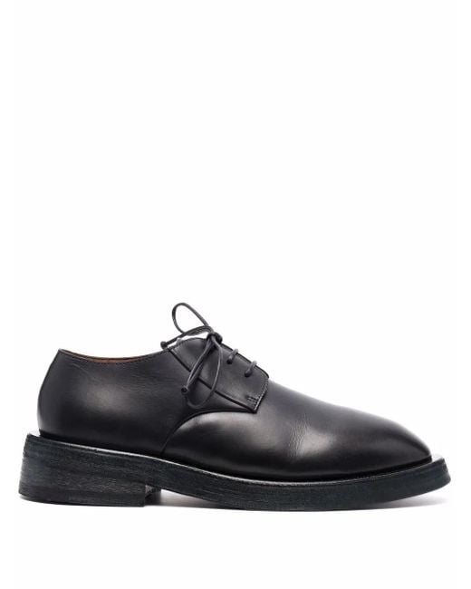 Marsèll Mentone Leather Derby Shoes in Black for Men | Lyst