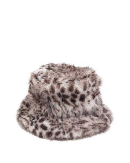 Bimba Y Lola Spotted Bucket Hat in Grey | Lyst UK