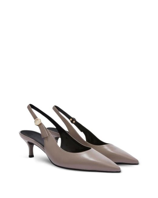Furla Leather Pumps in White | Lyst