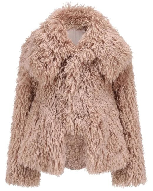Oude Waag Faux-Fur Jacket in Pink | Lyst