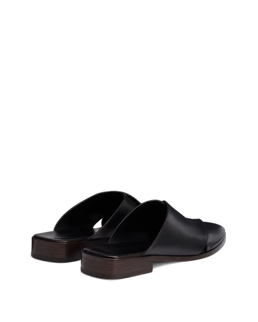 Lemaire Cross Slides in Black for Men | Lyst
