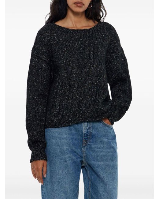 Bimba Y Lola Inside-Out Seams Jumper in Black | Lyst