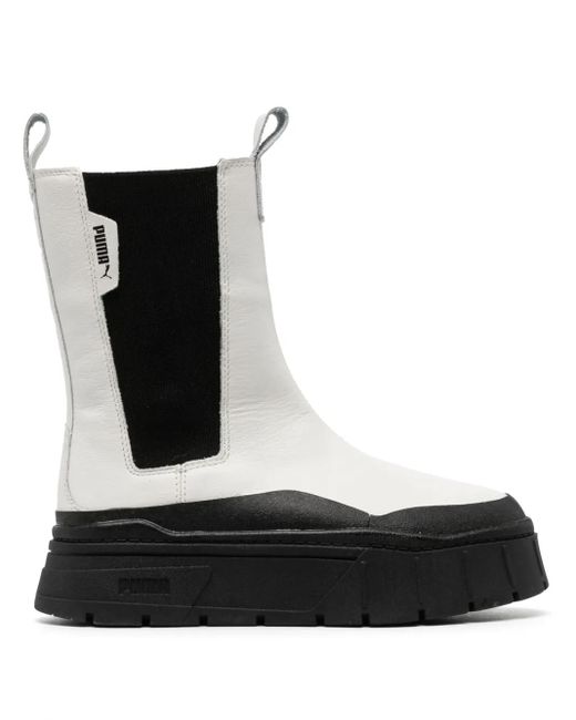 PUMA Maze Stack Chelsea Boots in Black | Lyst