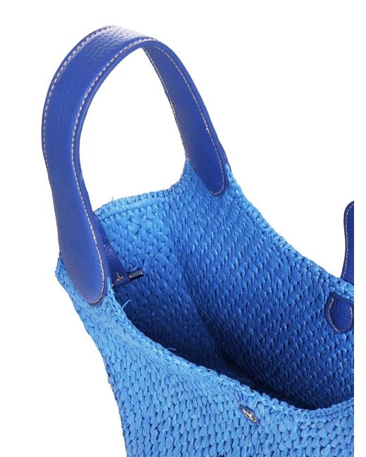 Polo Ralph Lauren Logo-Appliqué Shoulder Bag in Blue | Lyst UK