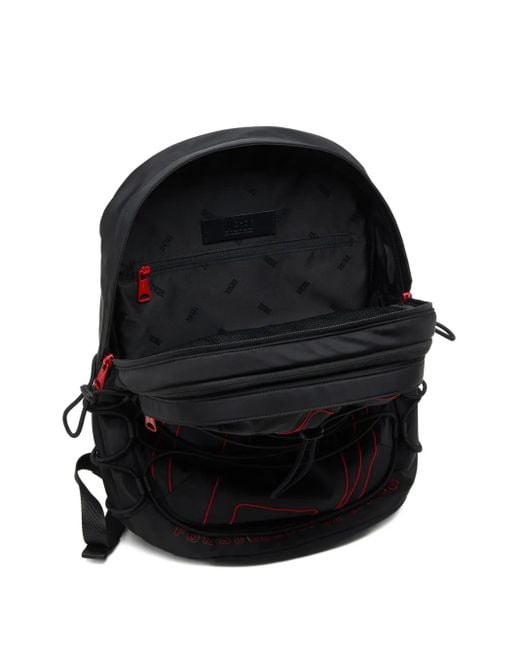 DIESEL Tech-D Drawstring-Detail Backpack in Black | Lyst