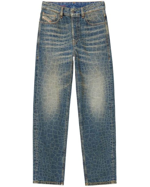 DIESEL Lunar New Year Of The Snake D-Ark Jeans in Blue | Lyst