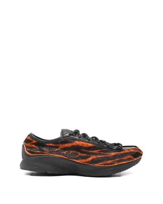 Nike Tiger-Stripe Sneakers in White | Lyst UK
