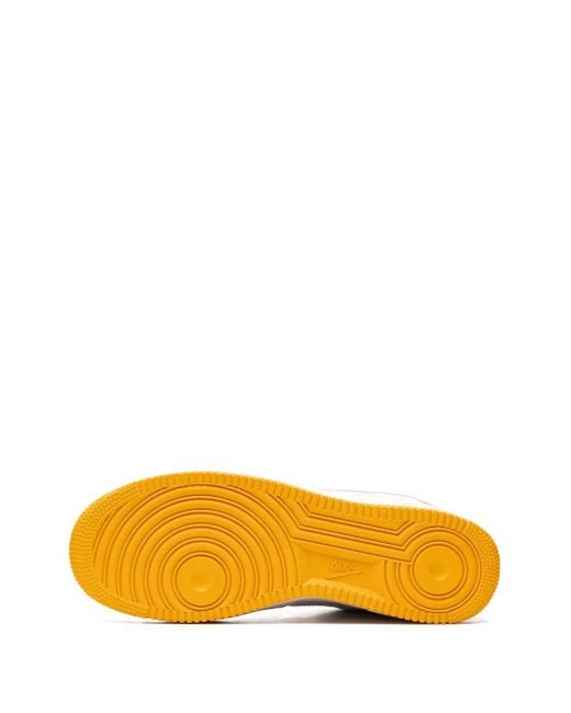 Nike Air Force 1 Leather Sneakers in White | Lyst UK