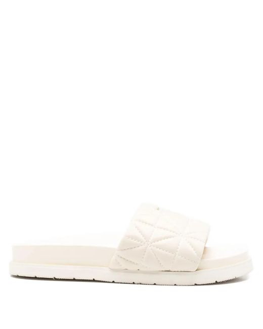 GANT Quilted Sliders in White | Lyst