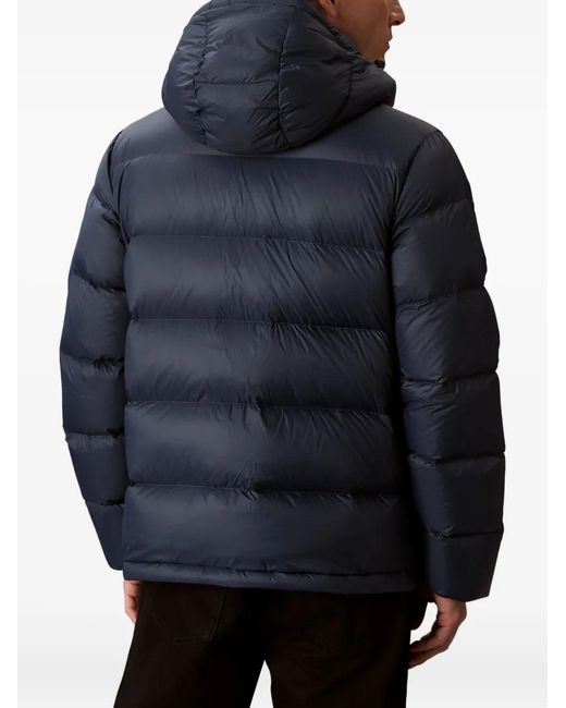 Calvin Klein Hooded Zip Jacket in Blue for Men | Lyst UK