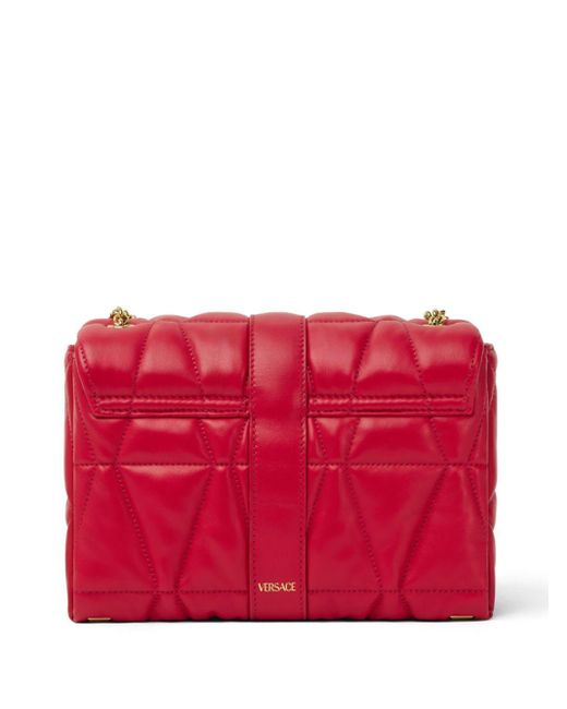 Versace Medusa Shoulder Bag in Red | Lyst