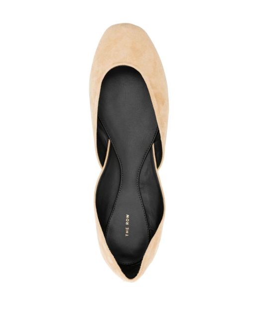 The Row Gemma Ballet Flats in Natural | Lyst