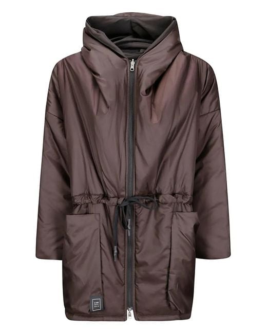 KIMO NO-RAIN Sahariana Hooded Jacket in Brown | Lyst UK