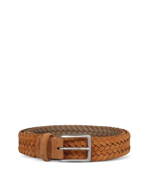 Slowear Braided Belt in Brown for Men | Lyst