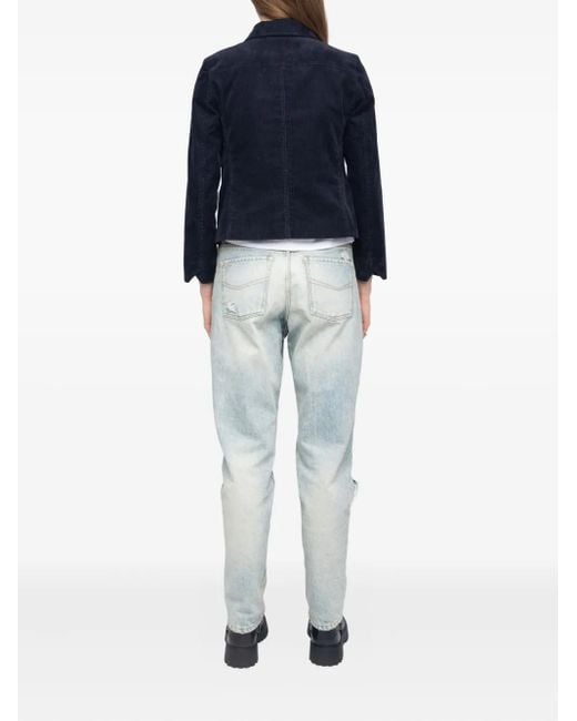 Zadig & Voltaire Liam Corduroy Jacket in Blue | Lyst