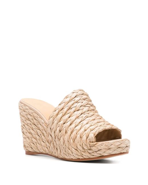 Castañer 90Mm Jenna Sandals in Natural | Lyst
