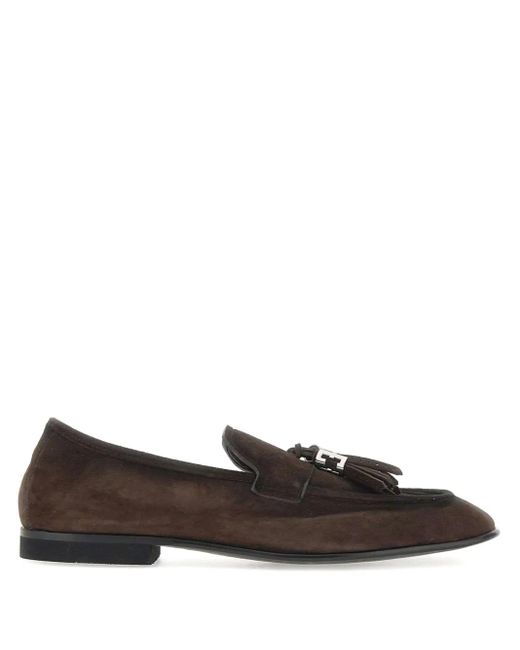 Fabi Camoscione Loafers in Brown for Men | Lyst