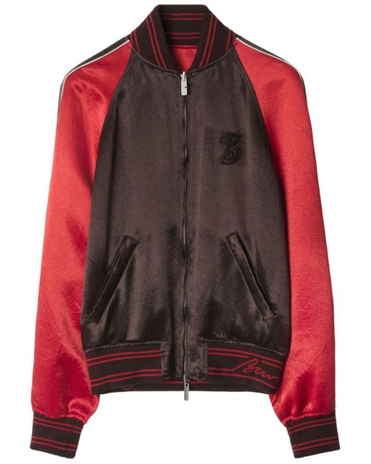 Burberry B Snake Jacket in Red for Men | Lyst