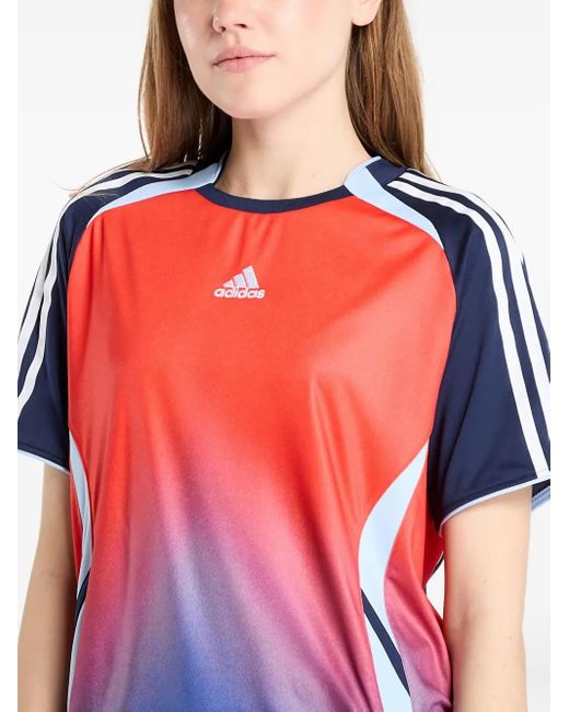 adidas Batik-Jersey in Rot | Lyst DE