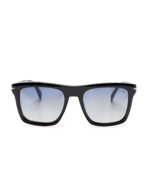 David Beckham Db 7000 Square-Frame Glasses in Blue for Men | Lyst