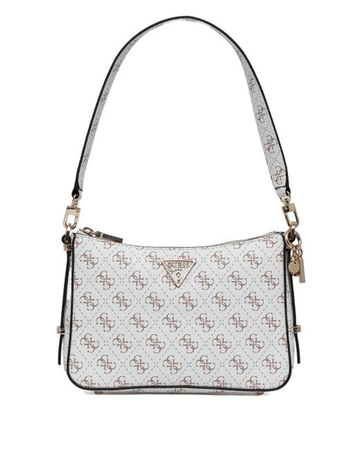 Guess Monogram-Pattern Tote Bag in Gray | Lyst