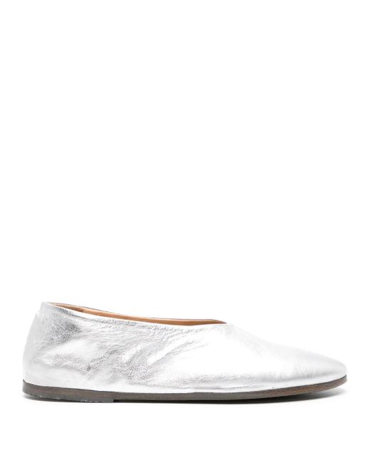 Marsèll 'Coltellaccio' Ballet Flats in White | Lyst