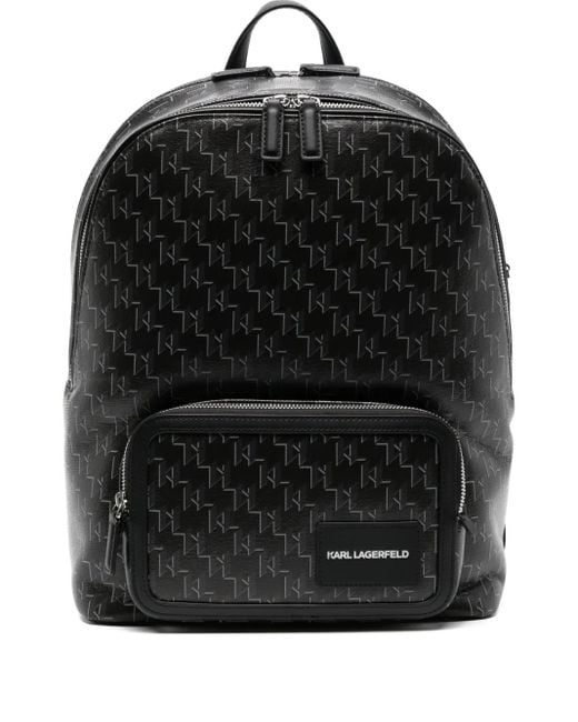 Karl Lagerfeld Voyage Backpack in Black | Lyst