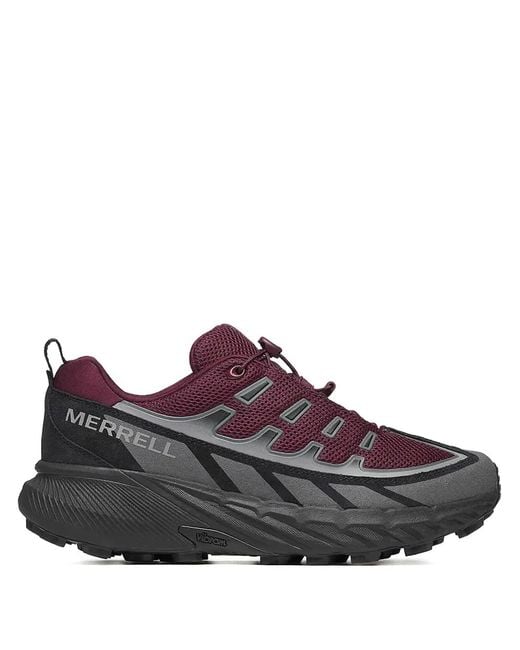 Merrell Agility Peak 5 Trek Logo-Detail Sneakers in Brown | Lyst UK