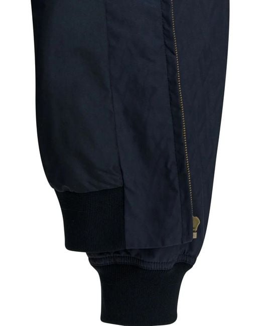 Valentino Garavani Zip-Up Patterned Jacket in Blue for Men | Lyst UK