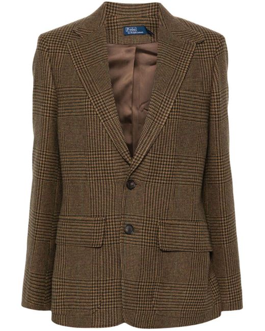 Polo Ralph Lauren Heritage Blazer in Brown | Lyst