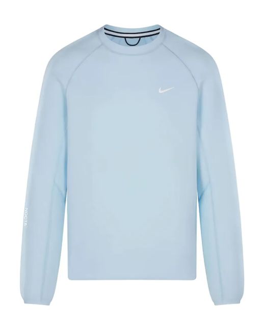 Nike Nocta Tech Fleece Crew in Blue for Men | Lyst