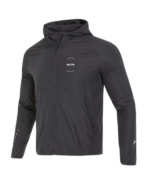 Nike Repel Miler Running Jacket in Grey for Men | Lyst UK