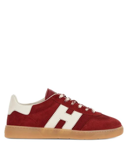 Hogan Cool Suede Sneakers in Red | Lyst UK