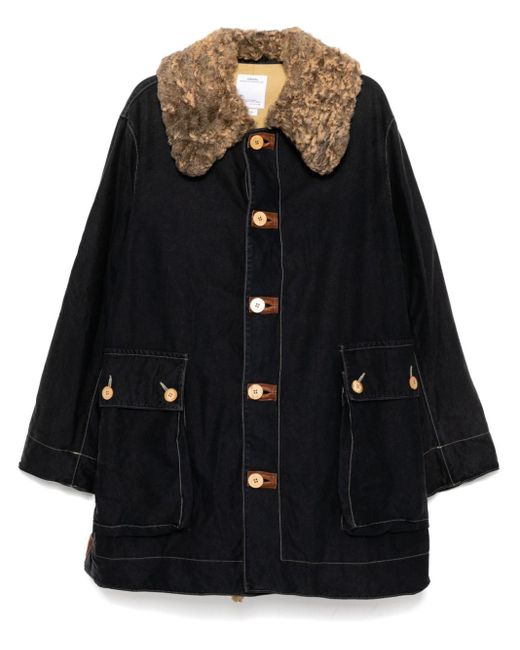 Visvim Winfield Coat in Black for Men | Lyst