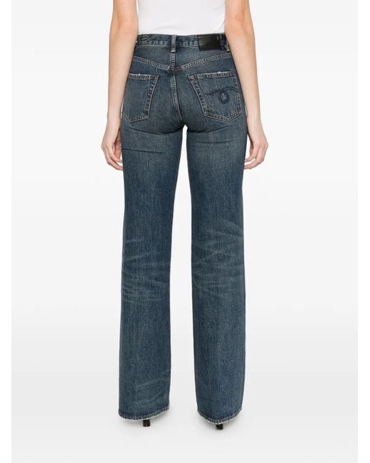 R13 Raw-Cut Jeans in Blue | Lyst UK