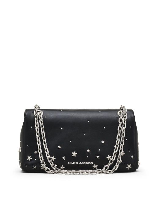 Marc Jacobs The Star Dual Chain Shoulder Bag in Black | Lyst