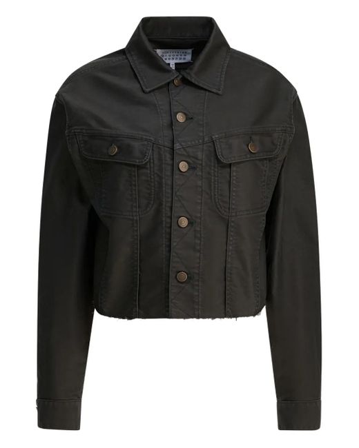 Maison Margiela Four-Stitch Detailed Jacket in Black | Lyst UK