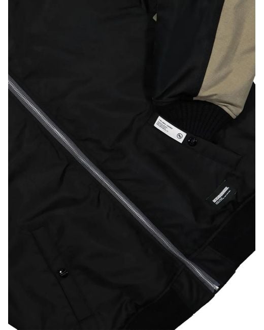 Neighborhood Ma-1 Flight Bomber Jacket in Black for Men Neighborhood Ma-1 Flight Bomber Jacket in Black for Men