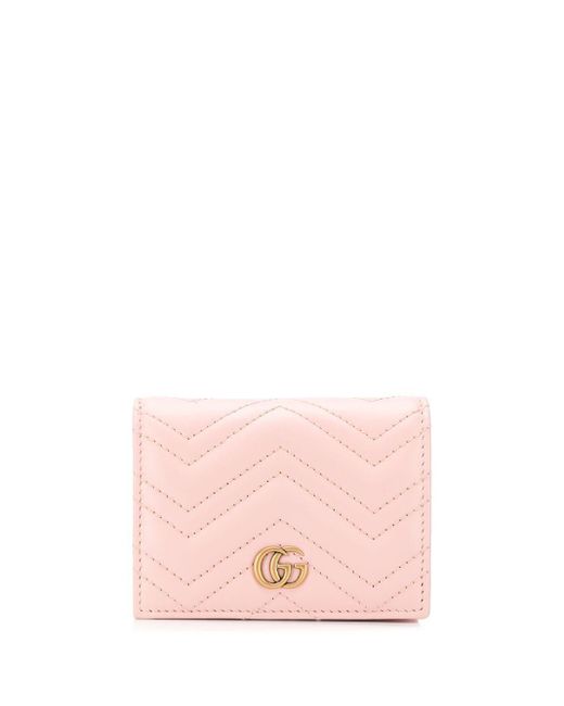 Gucci Gg Logo Plaque Purse in Pink | Lyst