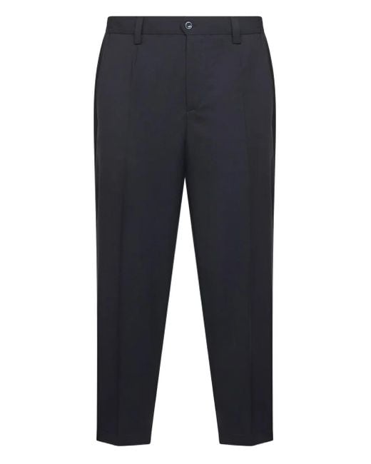 D4.0 Button-Fastening Trousers in Blue for Men | Lyst UK