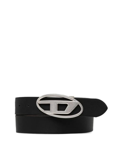 DIESEL Textured Reversible Belt in Black for Men | Lyst UK