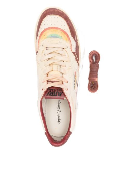Autry Rainbow Panel Trainers in Pink for Men | Lyst UK