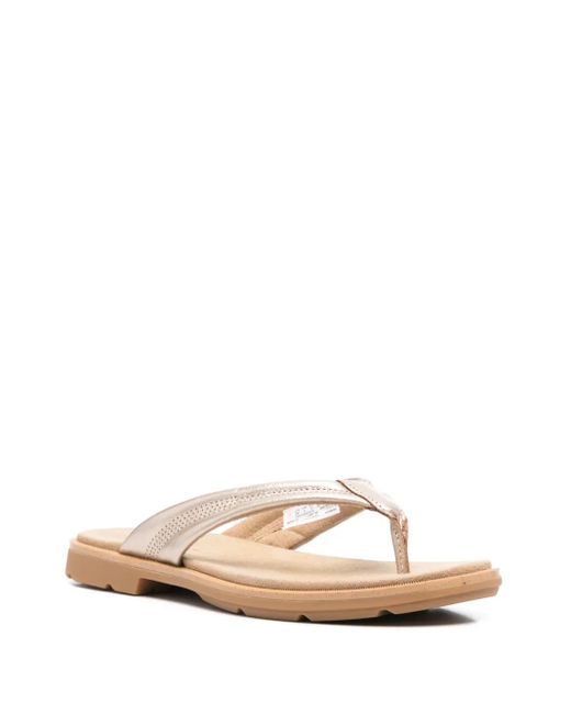 Timberland Calista Bay Flip Flops in Metallic | Lyst