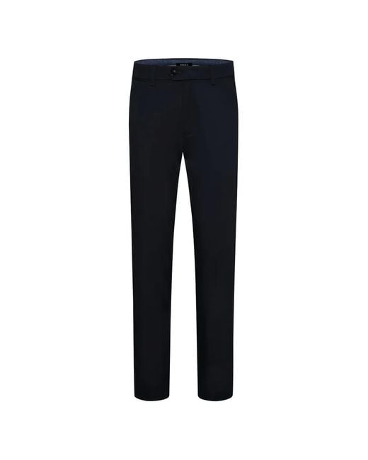 DIGEL Button-Fastening Straight-Leg Trousers in Blue for Men | Lyst UK
